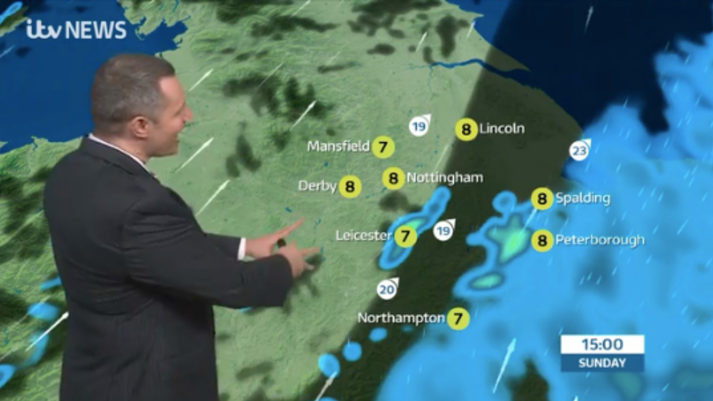 East Midlands Weather: Staying windy with further rain or showers | ITV ...