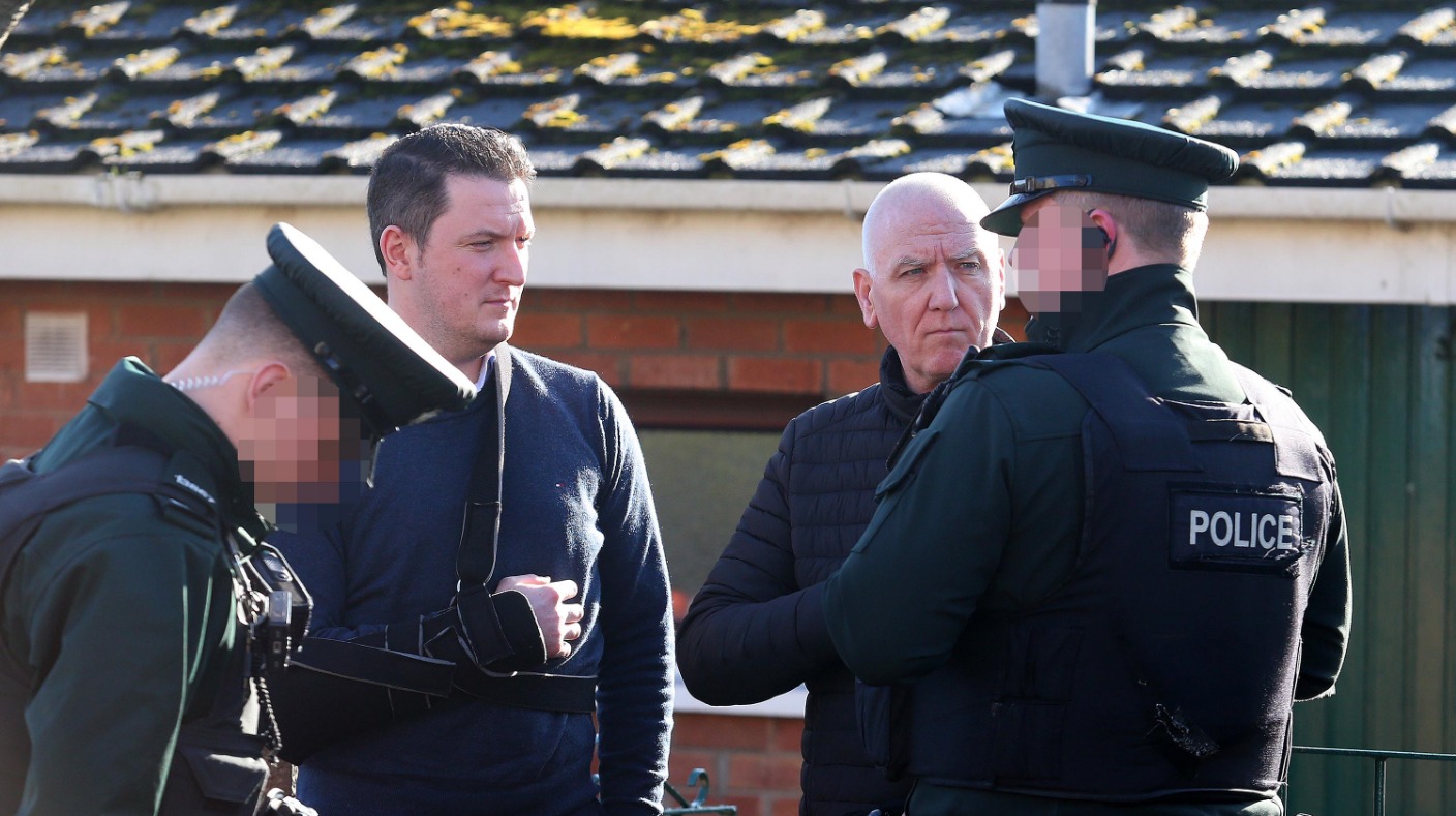 ‘Crude explosive device’ outside home of Martin Finucane | UTV | ITV News