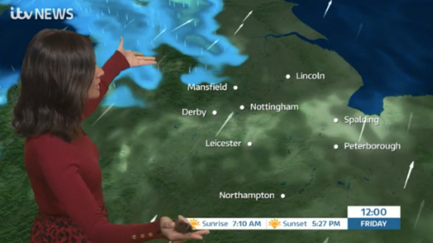 East Midlands Weather: Generally cloudy with intermittent rain | ITV ...