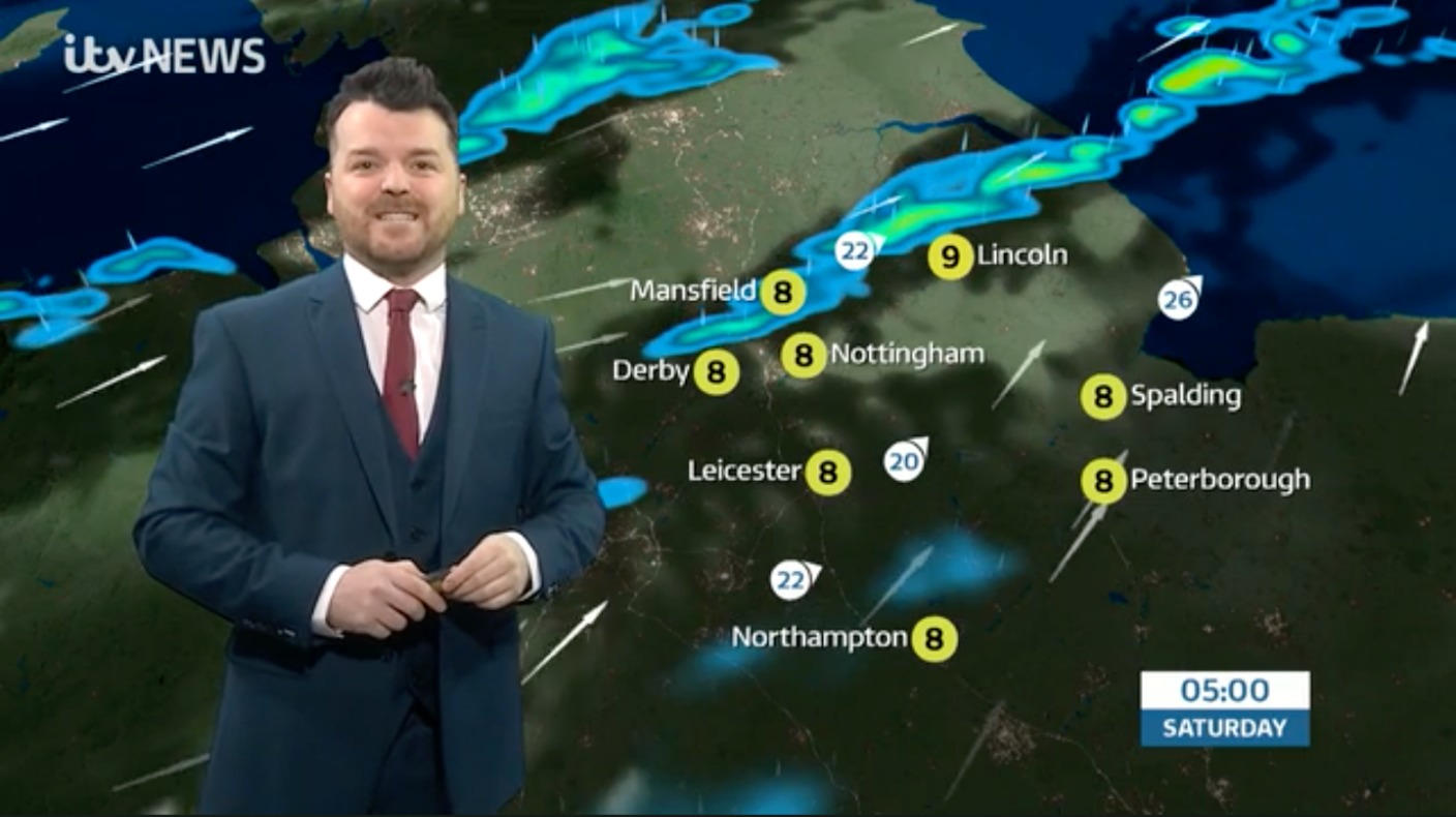 East Midlands Weather: A windy day on Friday but dry for most. | ITV ...