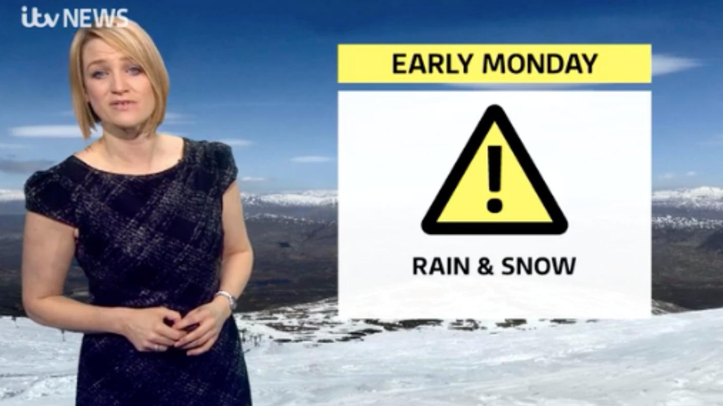 Granada weather - Cold, wet and wintry start to the new week | ITV News ...