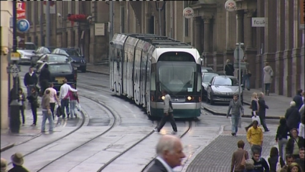 Work begins on Nottingham tram bridge | ITV News Central