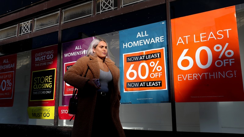 Shop prices fall further amid weak consumer demand | ITV News