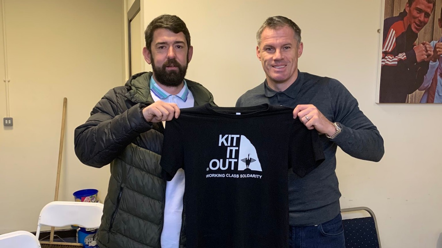Jamie Carragher donates 'swapped shirts' to Liverpool charity Kit it ...