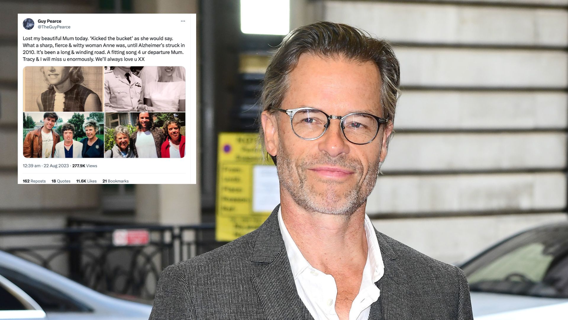 ‘Sharp, fierce and witty’ mother of Guy Pearce dies after Alzheimer’s ...