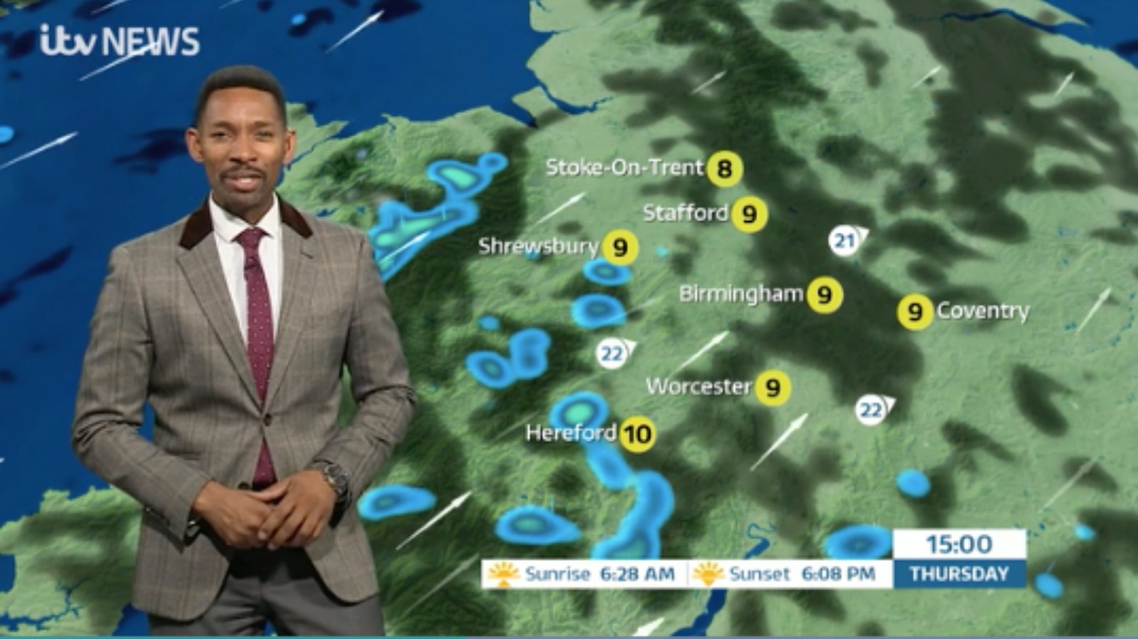 West Midlands Weather:Windy today with a mix of sunny spells and ...