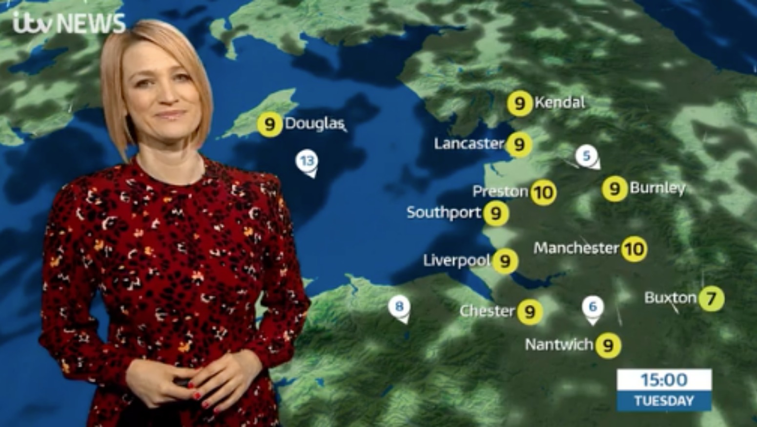 Granada Weather - Monday into Tuesday | ITV News Granada