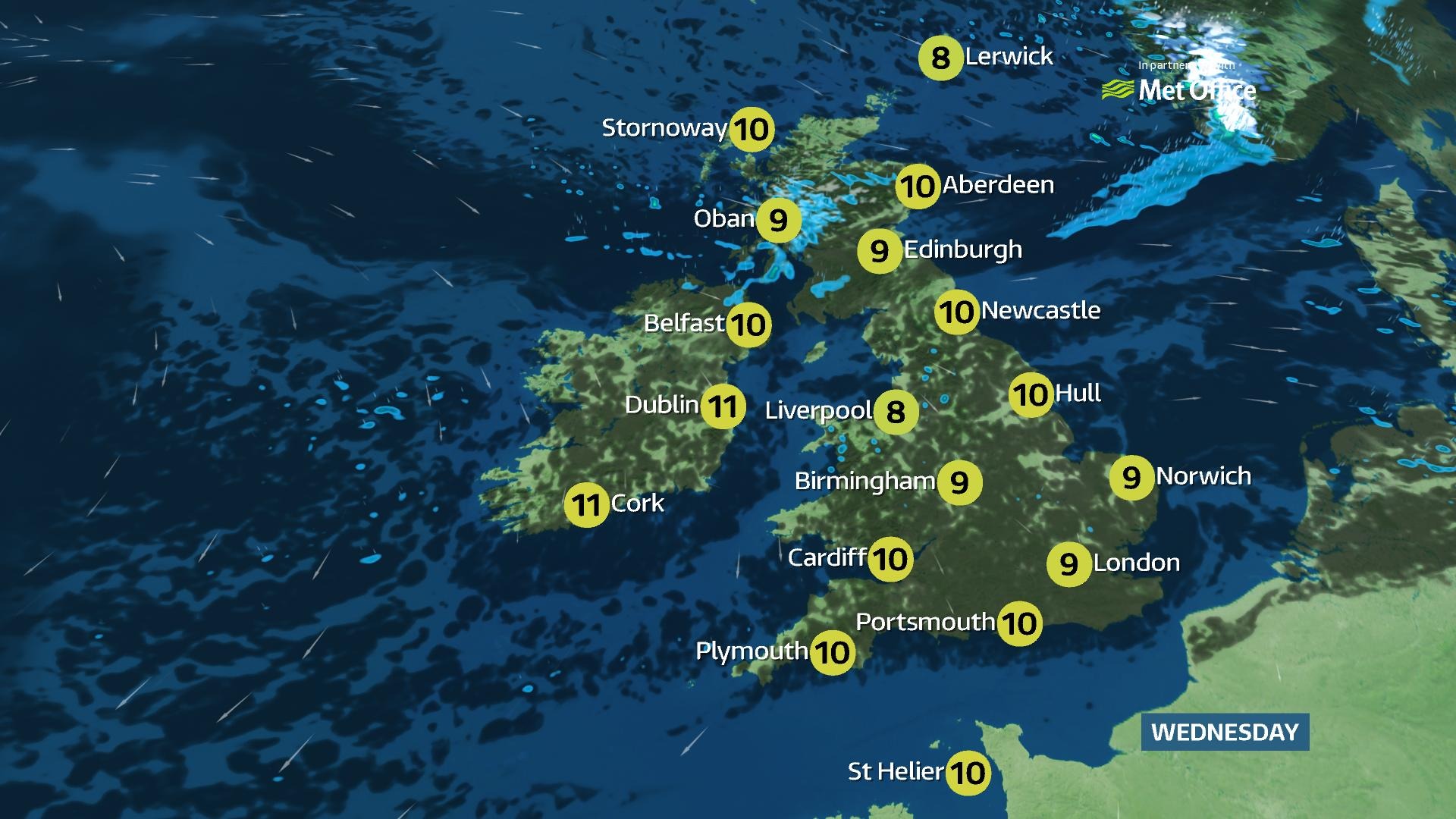 UK weather: Bright spells and light showers for most areas | ITV News