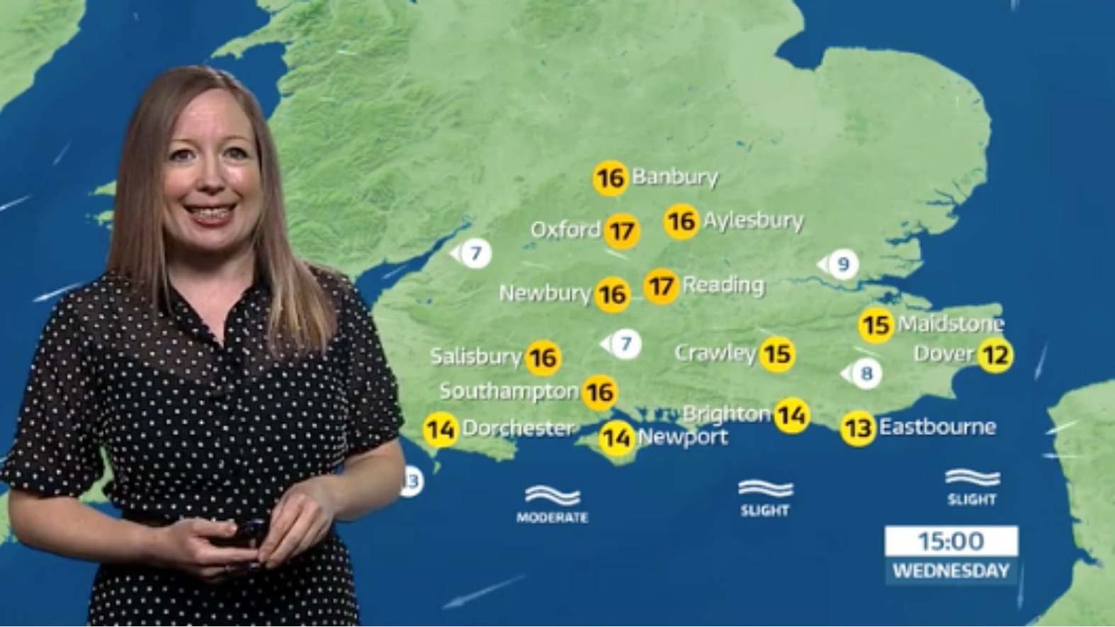 Philippa has Wednesday's weather | ITV News Meridian