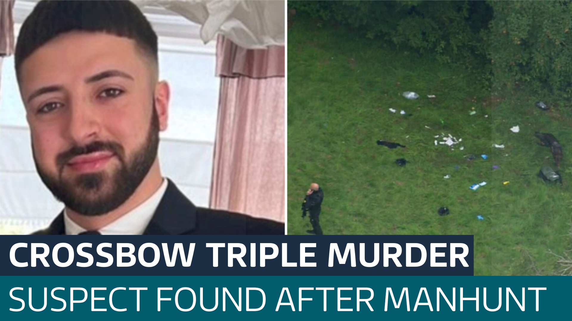 Crossbow triple murder suspect found in North London after police ...