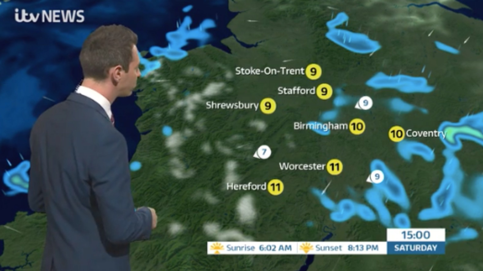 West Midlands Weather: Overnight rain, heavy in places, will continue through the morning | ITV ...