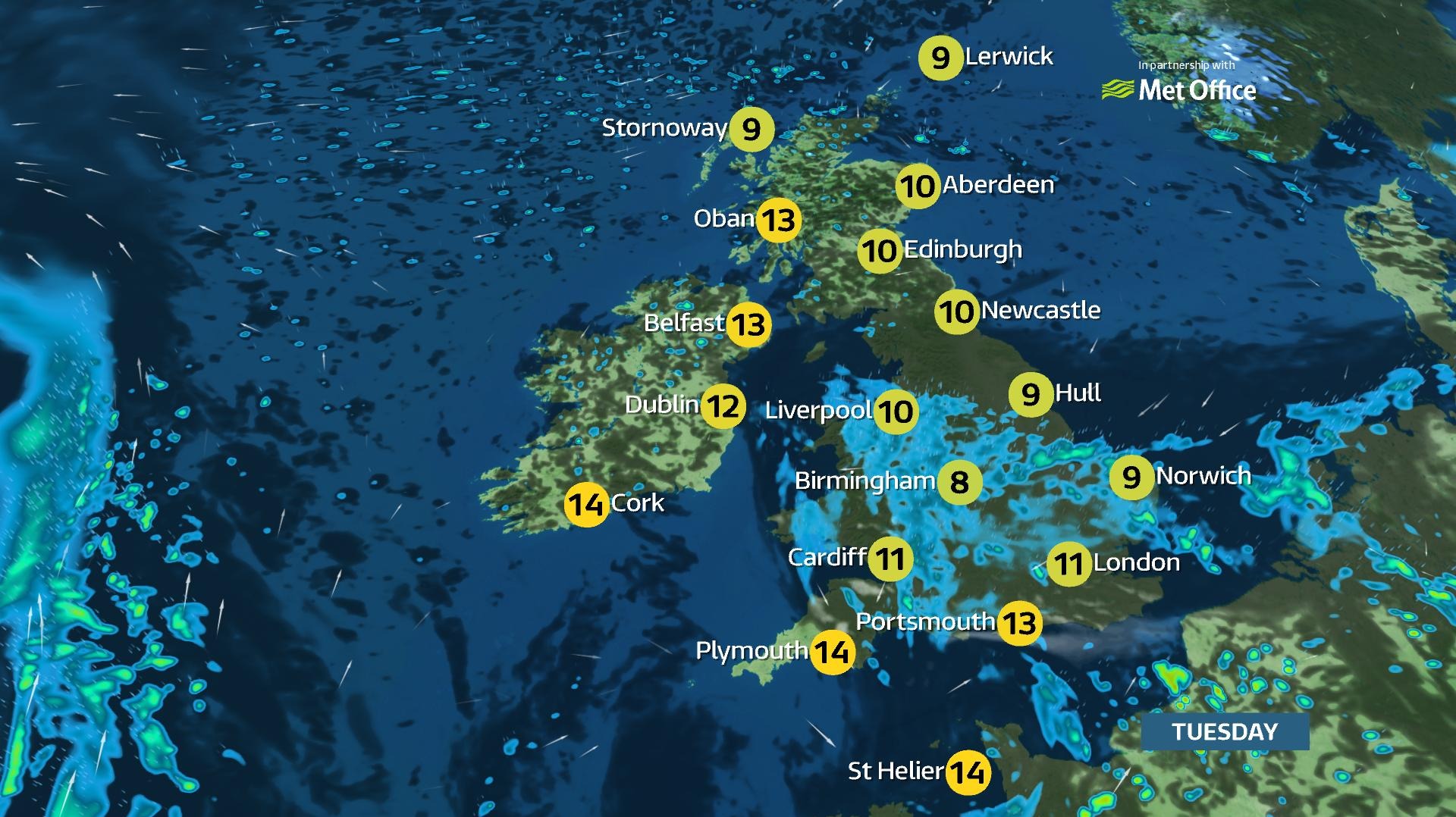 UK weather: Outbreaks of rain across England and Wales | ITV News