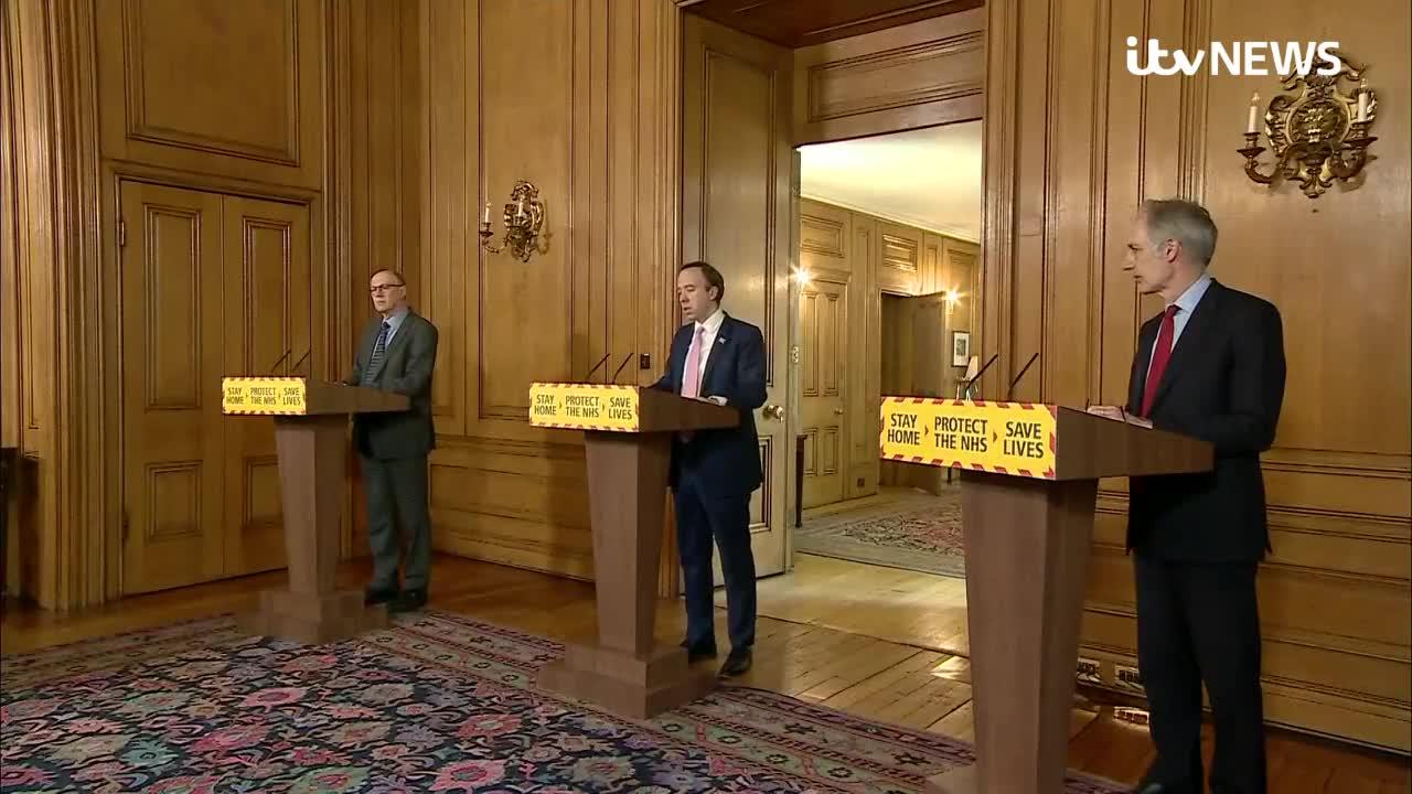 Matt Hancock confirms 100,000 coronavirus testing target met | ITV News