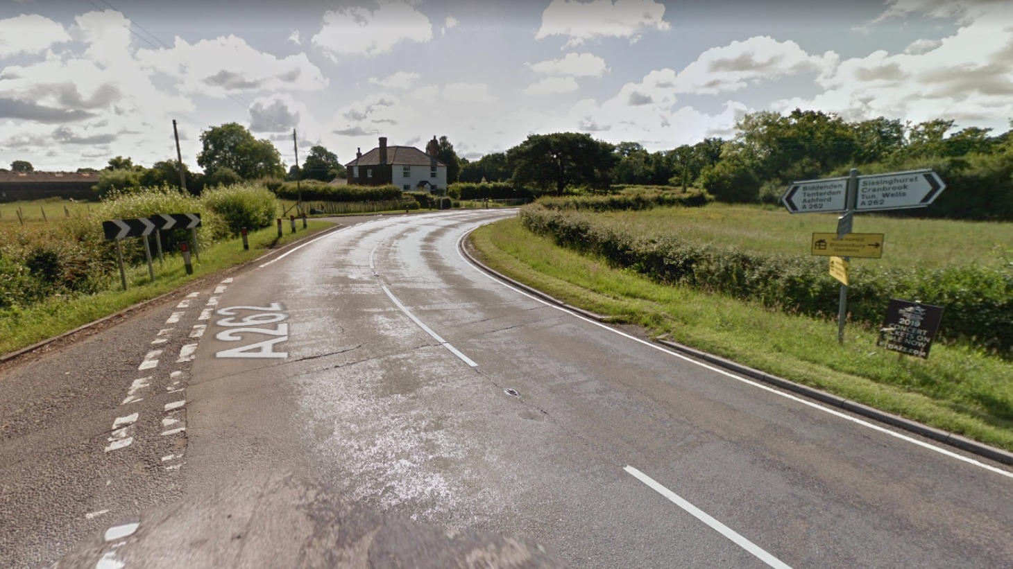 Motorcyclist killed after collision with car on A262 in Kent | ITV News ...