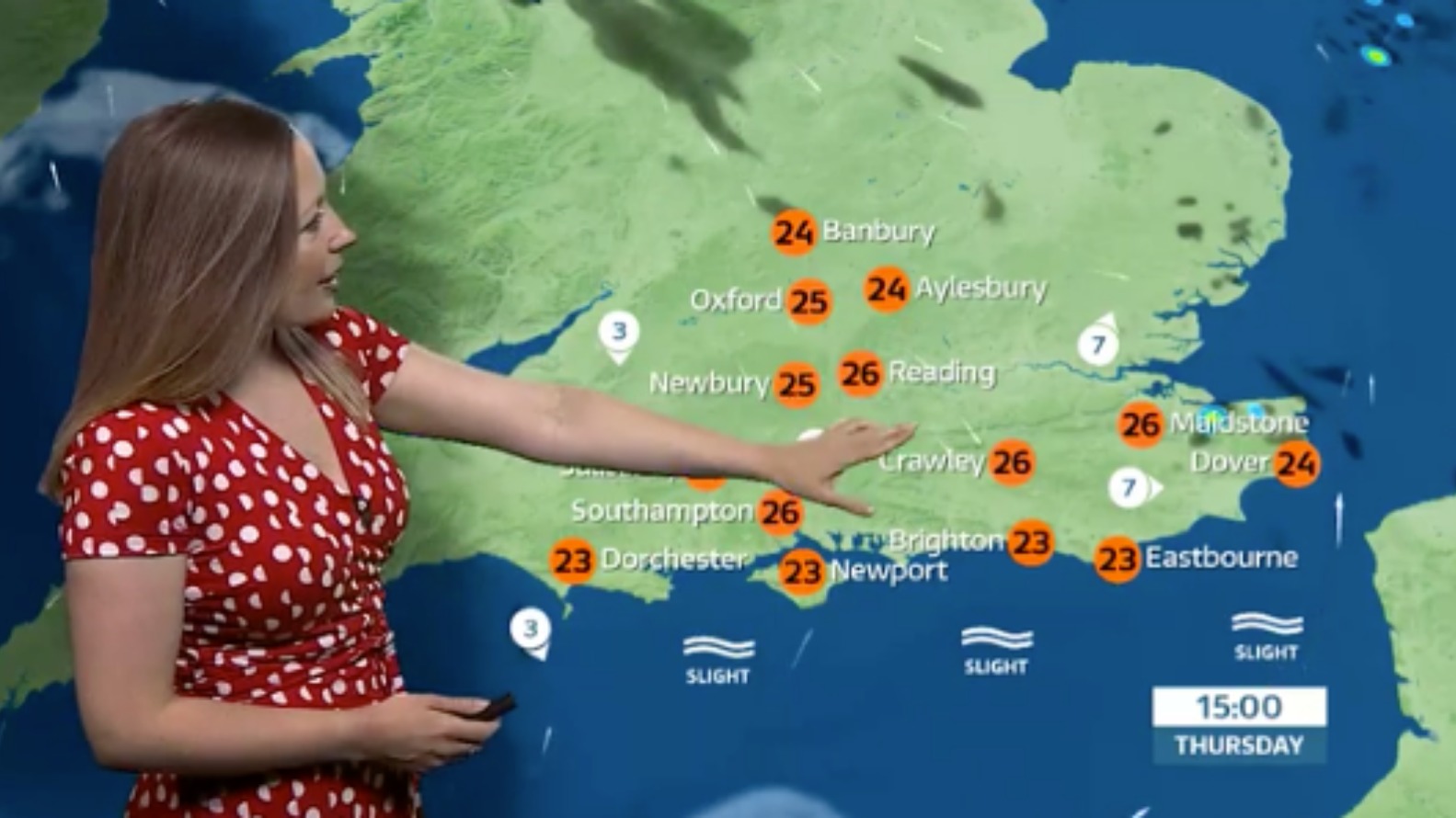 Philippa has Thursday's weather for the Meridian region | ITV News Meridian