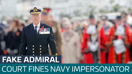 Man fined £500 after dressing as fake Navy admiral at Remembrance event ...