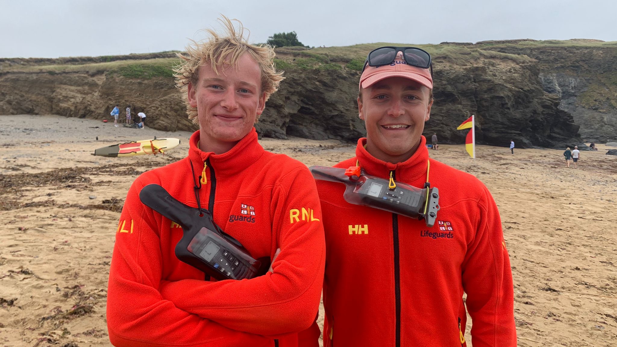 Hero lifeguards save two lives in 'immense' rescue involving rip tide ...