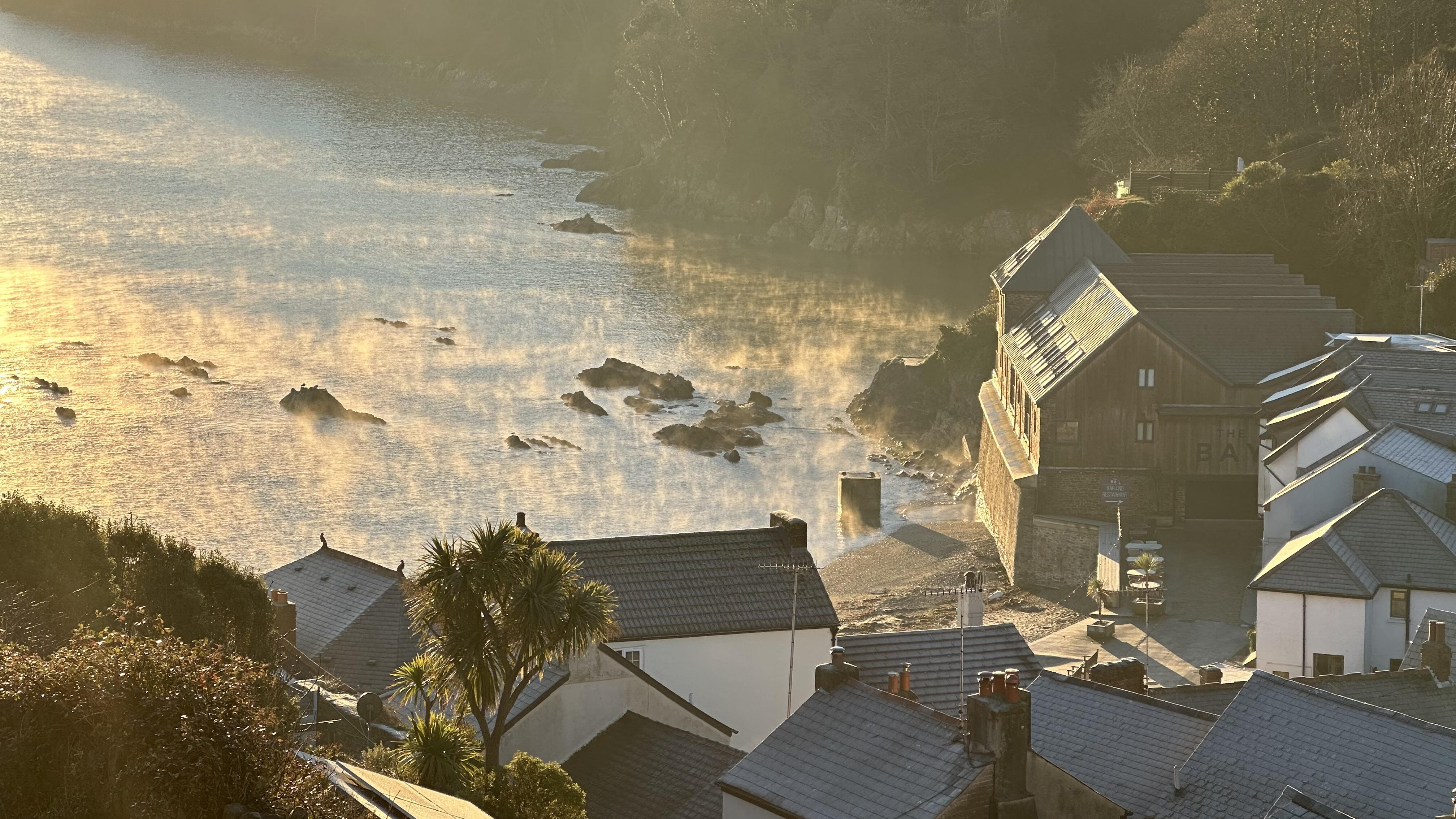 What is rare Arctic sea smoke - and why has it formed on this South ...