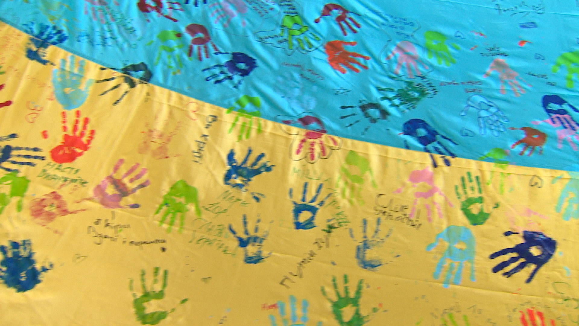 The special flag brought to Eurovision from Ukraine | ITV News Granada