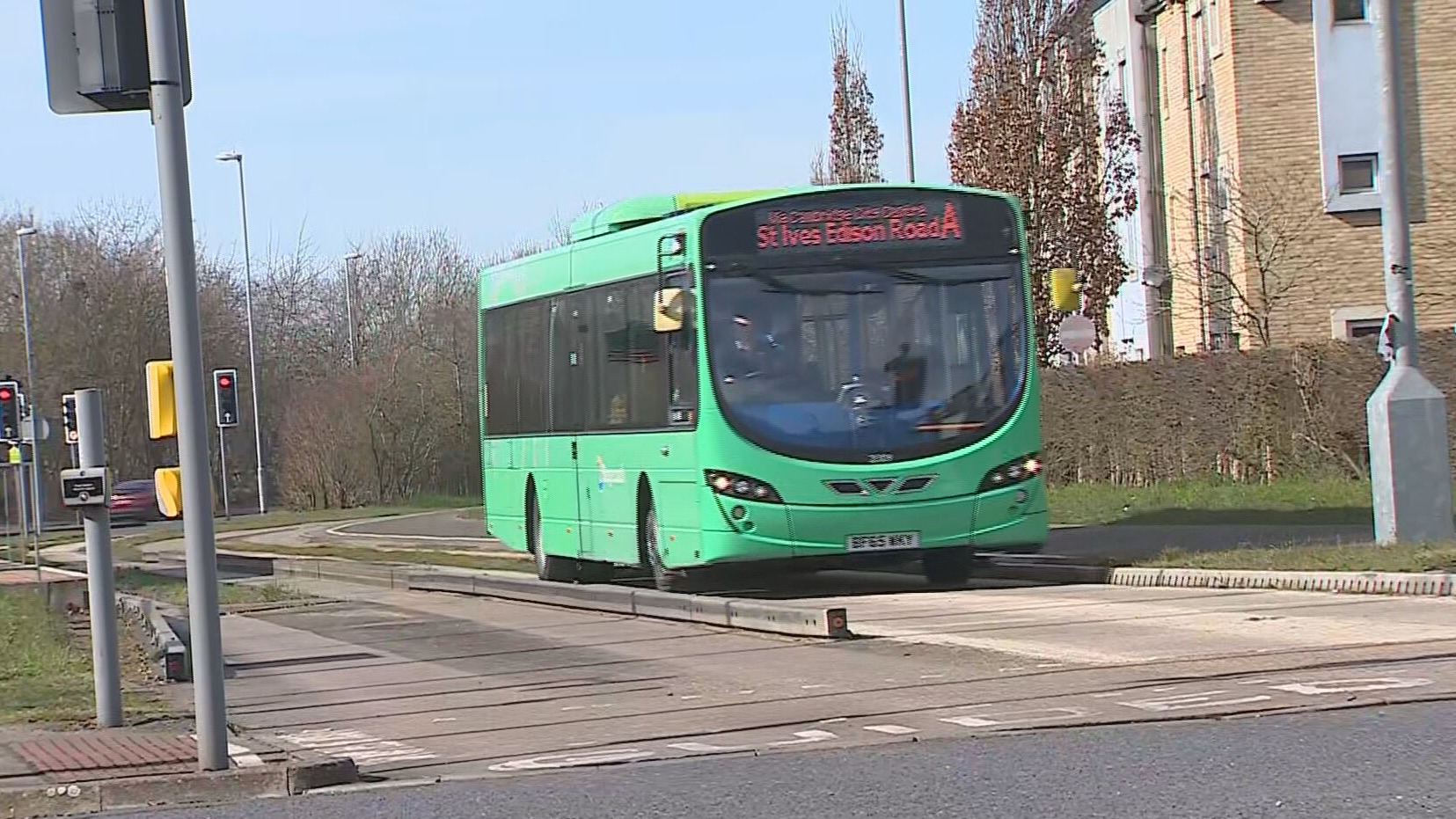 Teenage pedestrian seriously injured in Cambridge guided busway crash ...