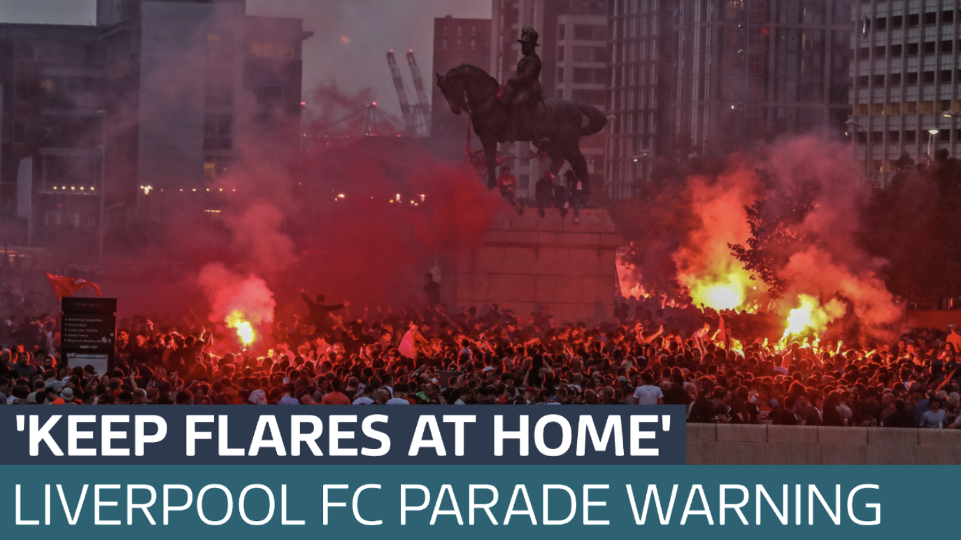 Police warning over flares at Liverpool Premier League victory parade ...