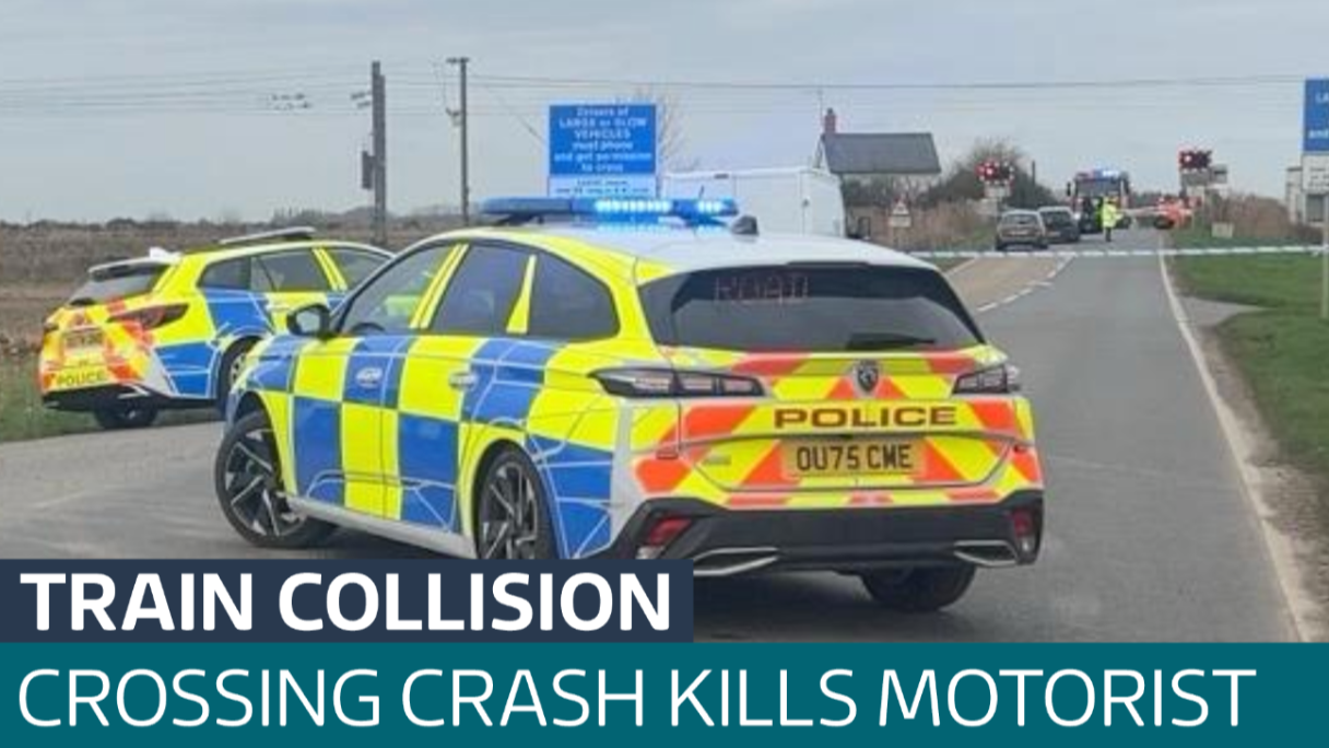 One person killed after train hits car at level crossing - Latest From ...