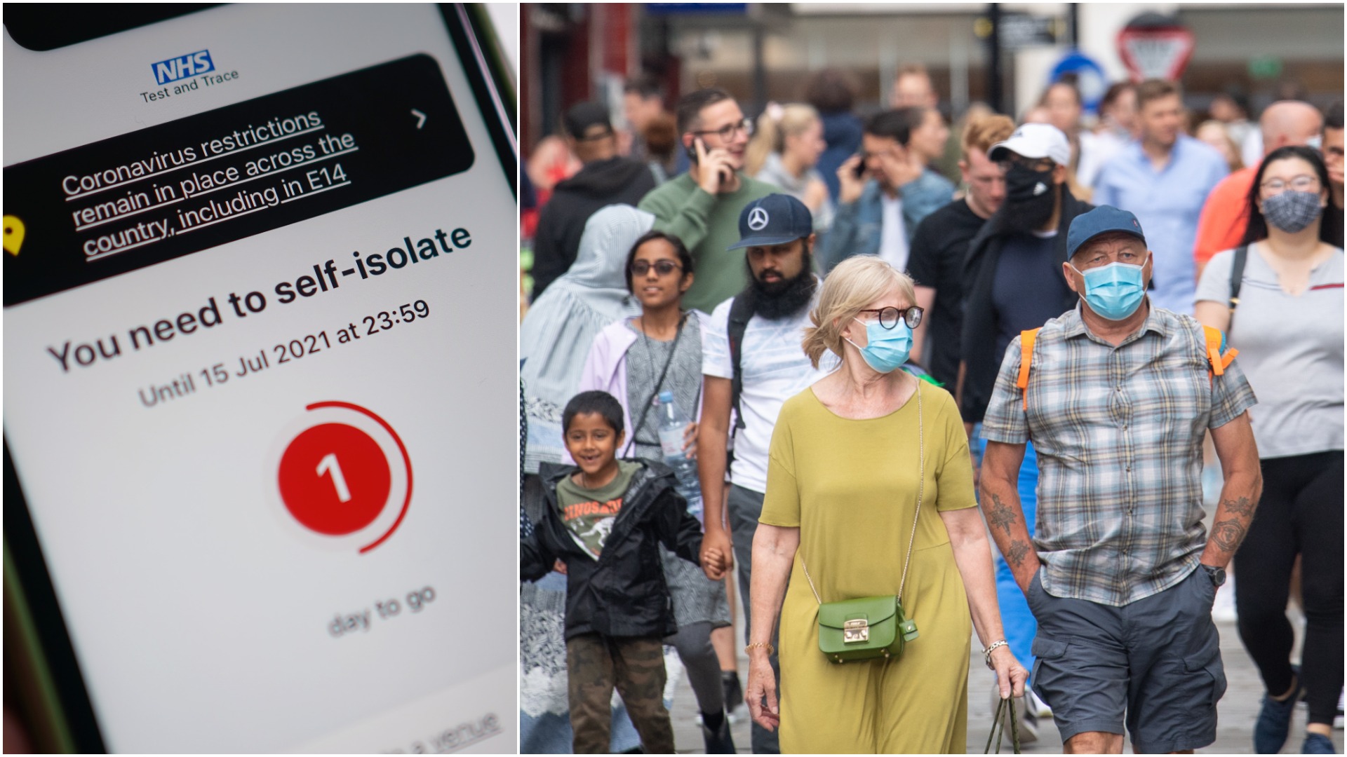 NHS Covid app tweaked so fewer contacts told to isolate as ministers U ...