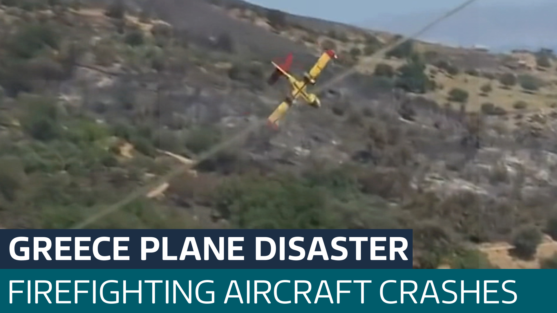 Plane crashes in southern Greece while firefighting wildfires - Latest ...