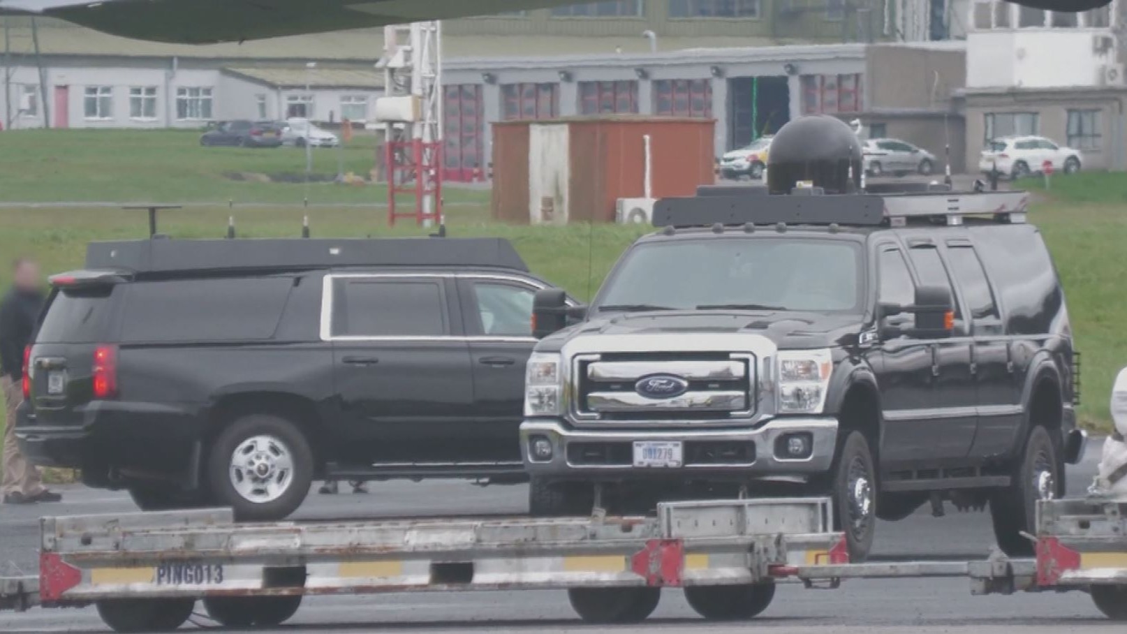 US President Joe Biden's motorcade arrives in Belfast ahead of Northern ...