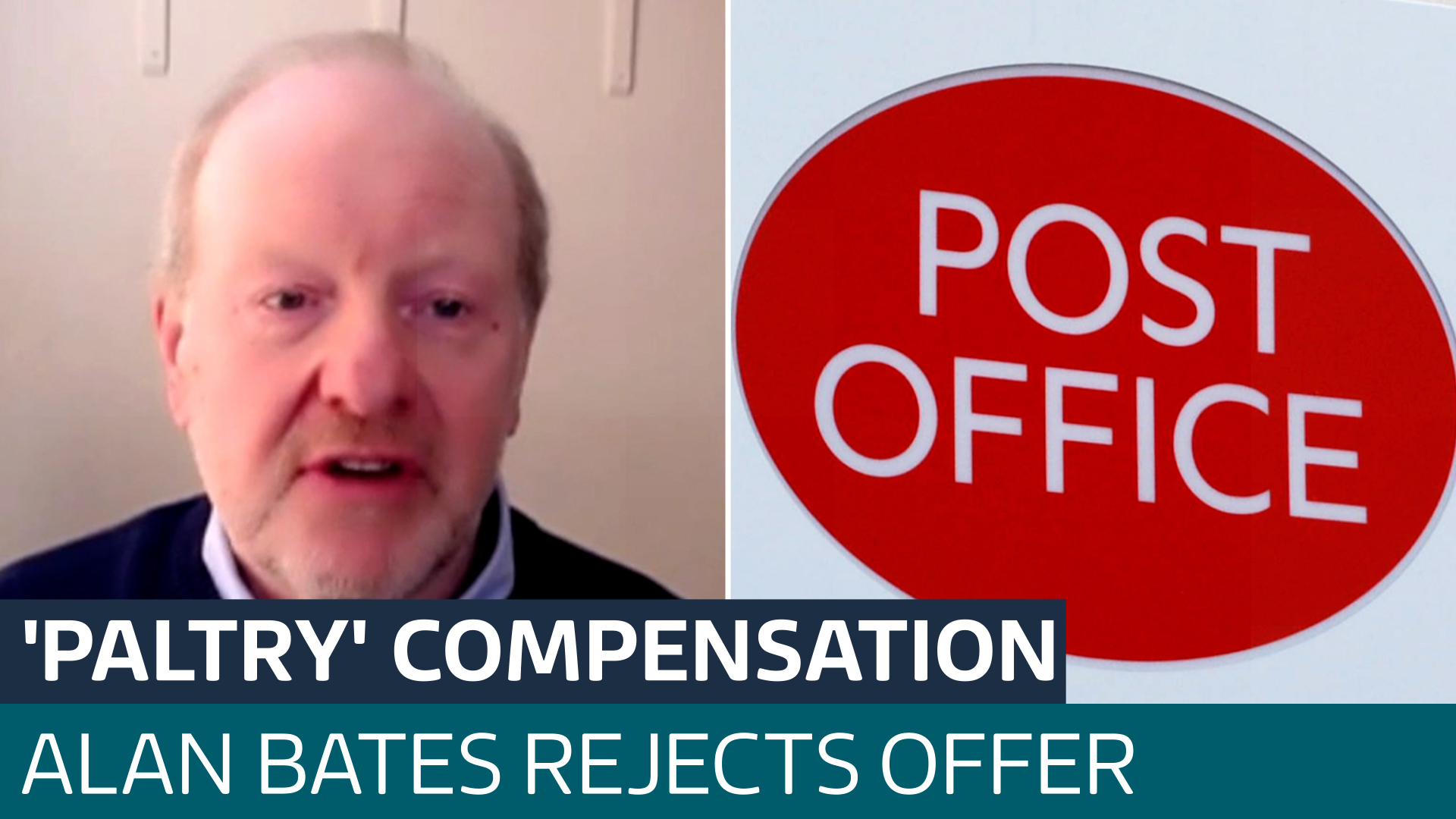 Alan Bates rejects 'paltry' compensation offer over Post Office Horizon ...