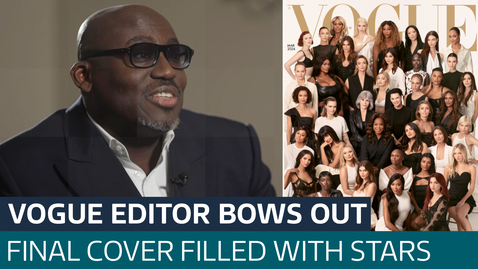 Outgoing British Vogue editor on how he got 40 female superstars on his ...