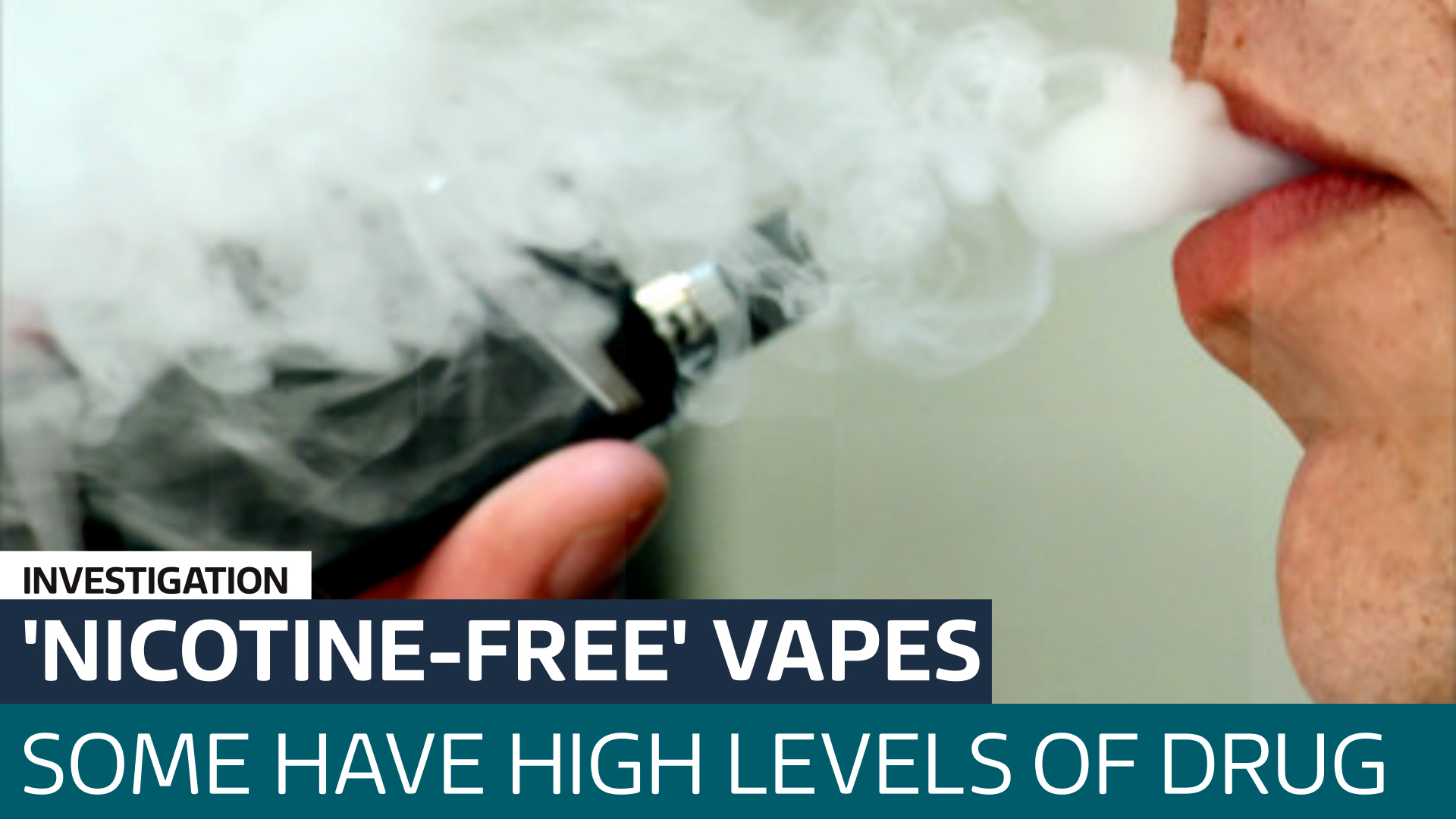 Many vapes marked 'nicotine-free' contain high levels of the drug, ITV ...