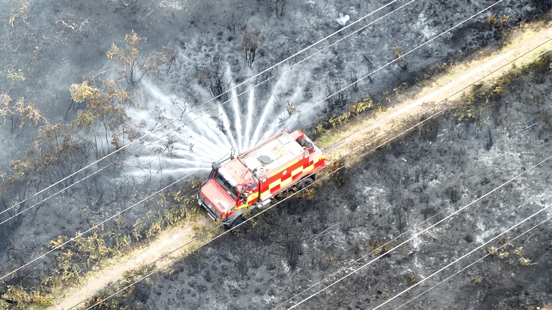 Two hectares of land in Surrey Heath destroyed in deliberate fire | ITV ...