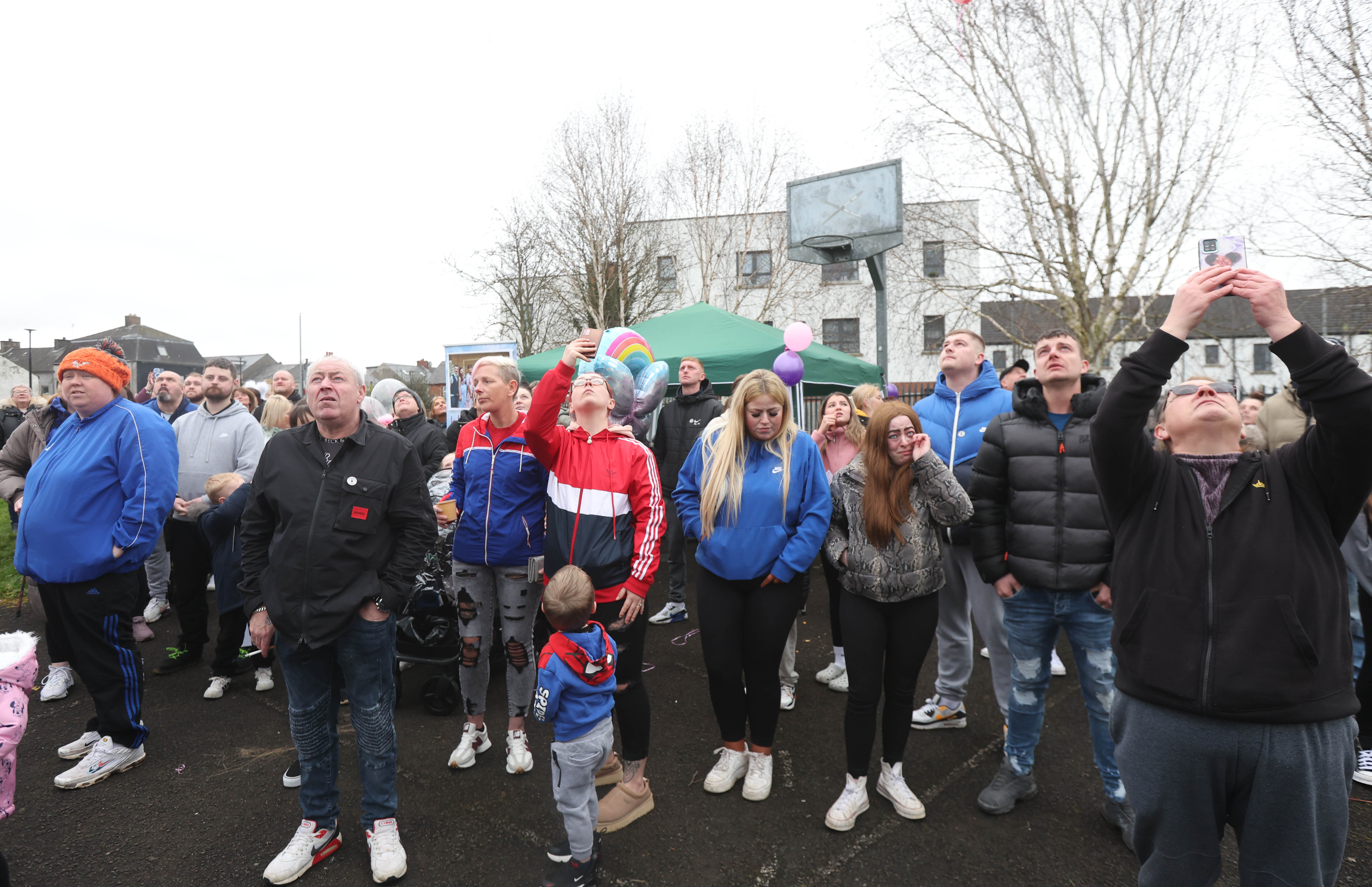 Vigil held for Chloe Mitchell in Ballymena to mark murdered woman's ...
