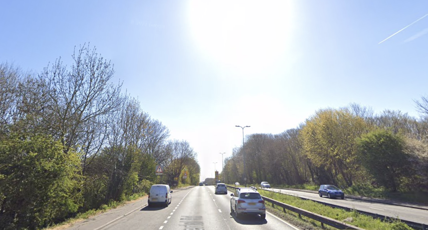 Police cars damaged after 100mph early-hours Jaguar chase along A127 ...