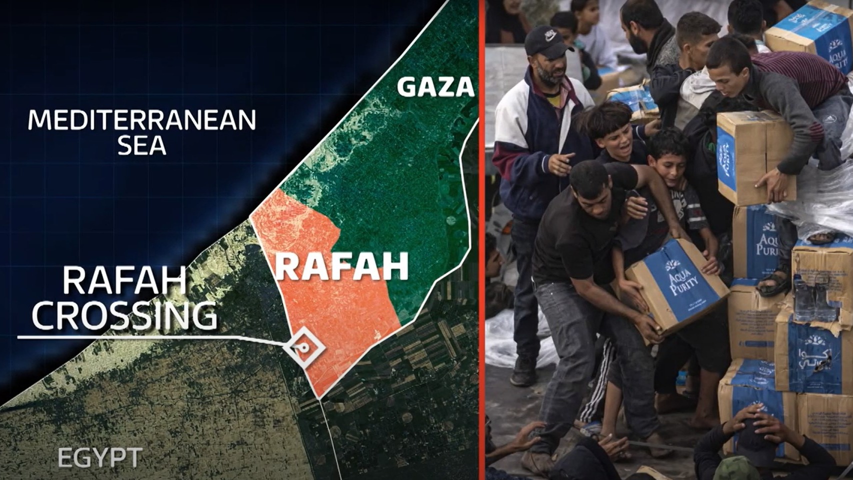 Israel-Gaza conflict: Where will Rafah's 1.4 million people go? | ITV News