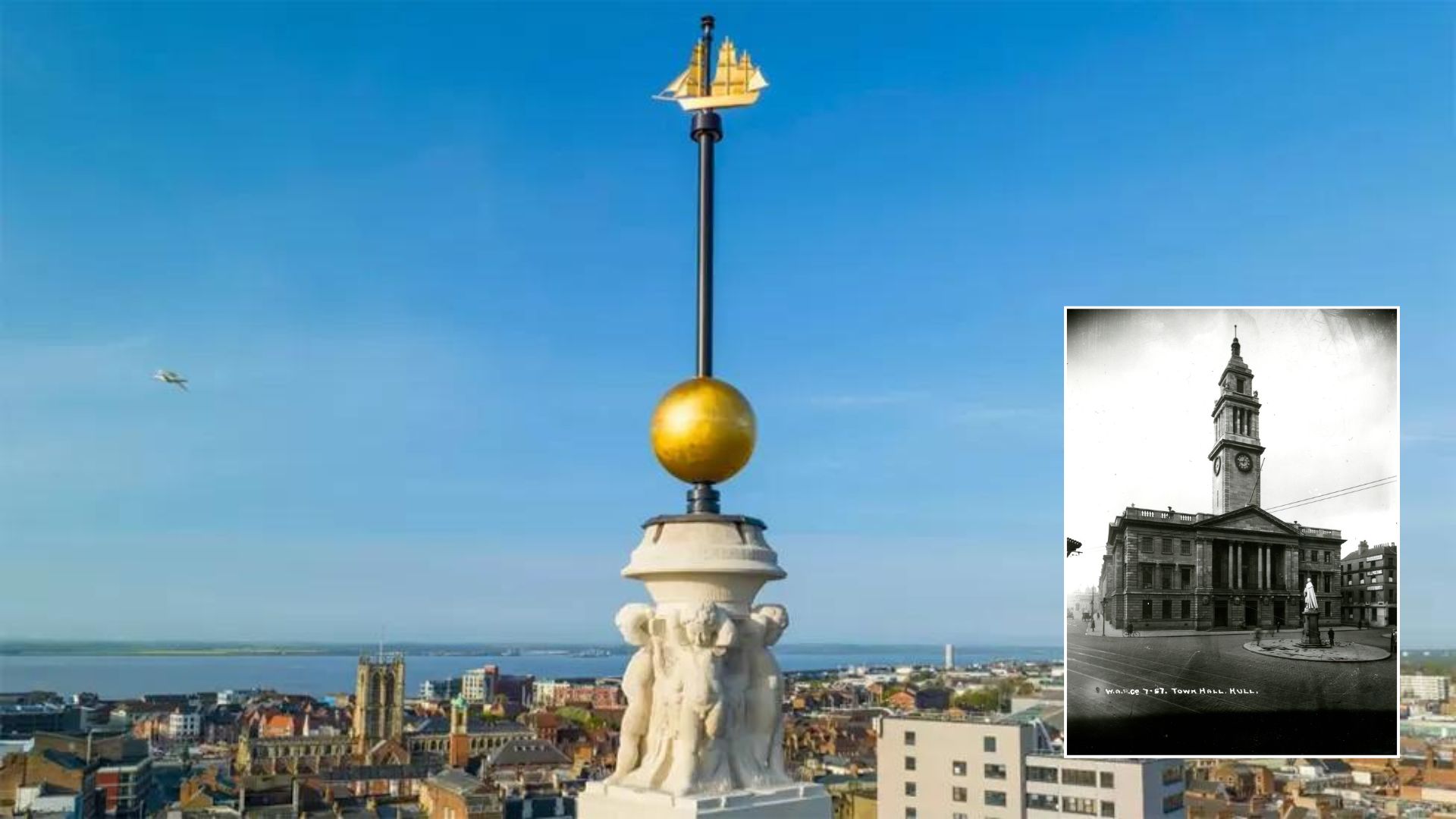 Newly-restored Guildhall Time Ball in Hull drops for first time in more ...