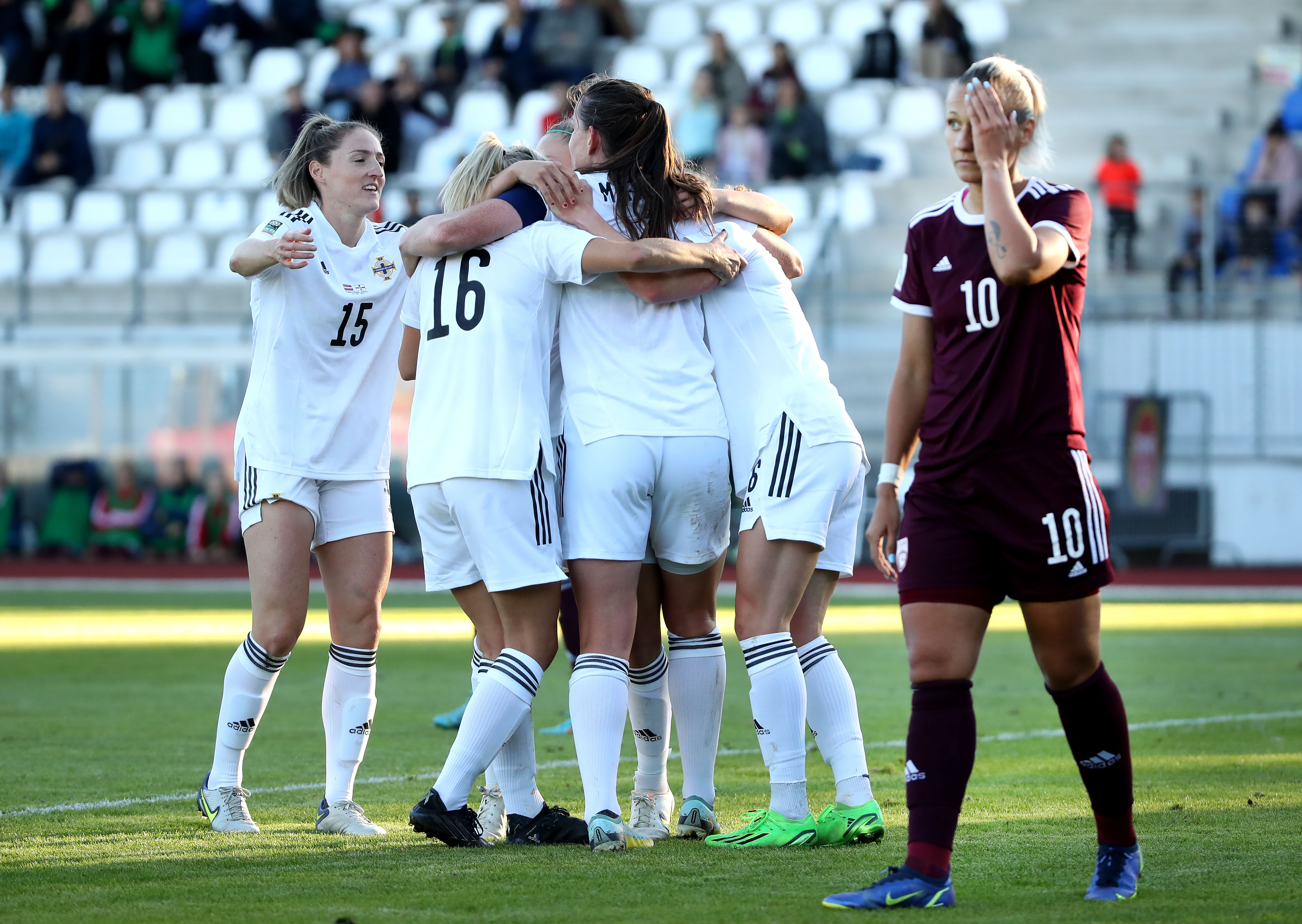 Northern Ireland women beat Lativa in World Cup qualifier | UTV | ITV News