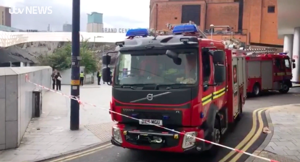Fire breaks out in Birmingham city centre high-rise | ITV News Central