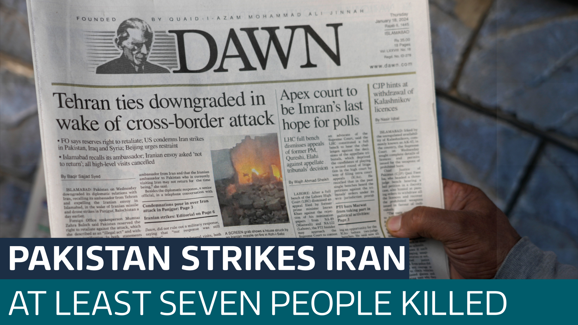At least seven killed as Pakistan launches retaliatory airstrikes on ...