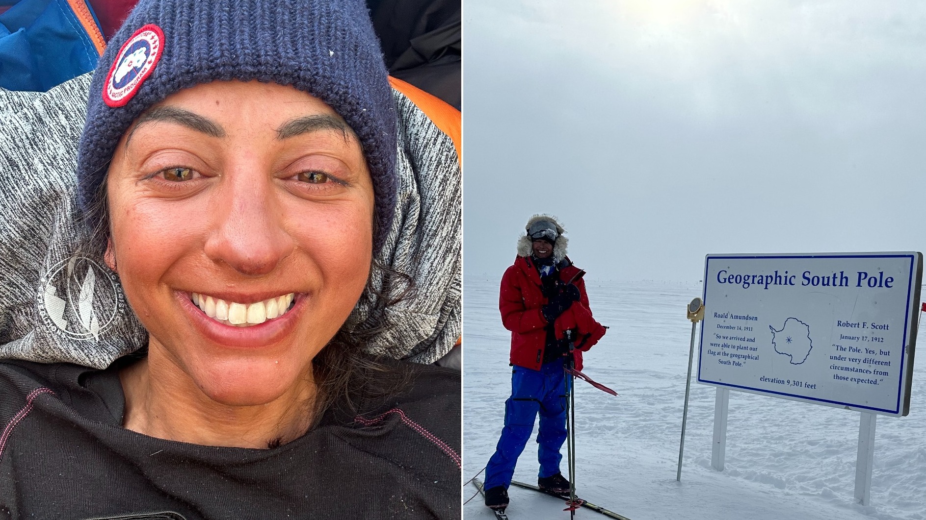 British Army medic claims record for fastest woman to solo ski across ...