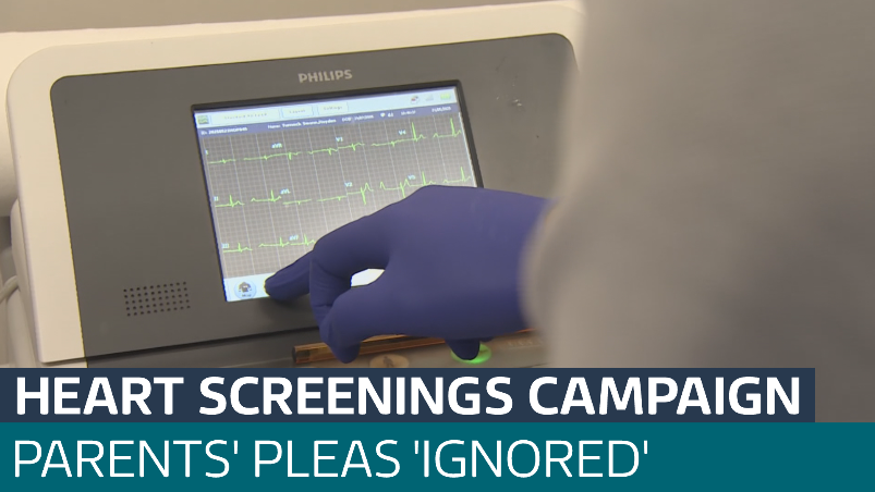 'No response' to parents' calls for routine heart screenings - Latest ...