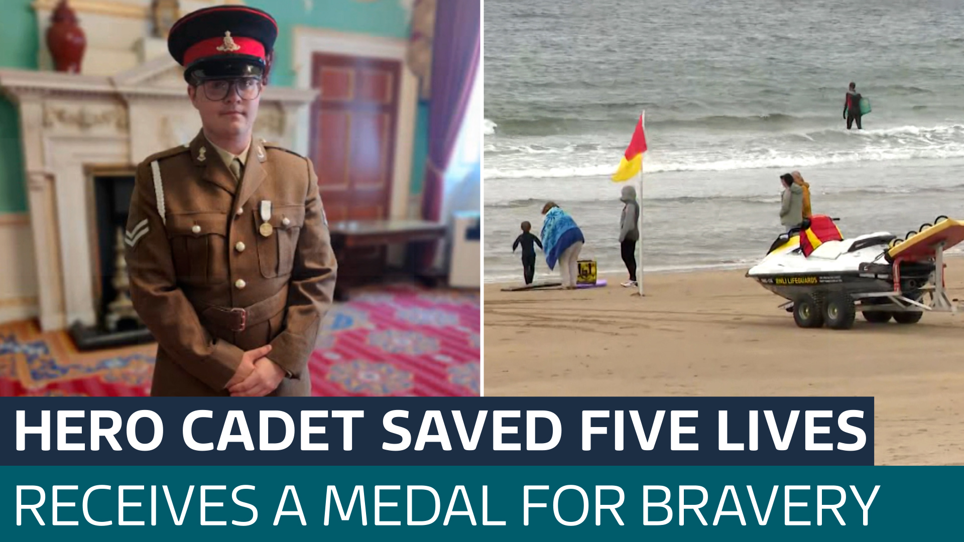 Hero Army cadet receives bravery medal after saving five lives - Latest ...