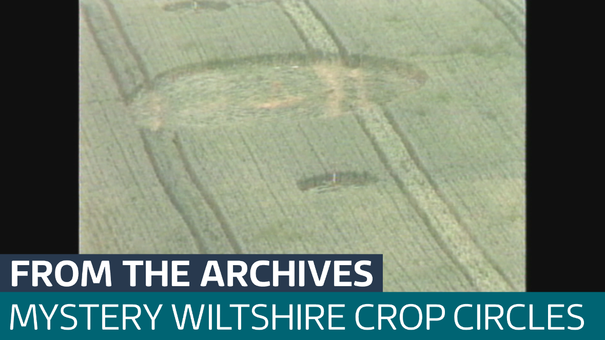 UFOs or students playing a prank? The mysterious crop circles that appeared in Wiltshire ...