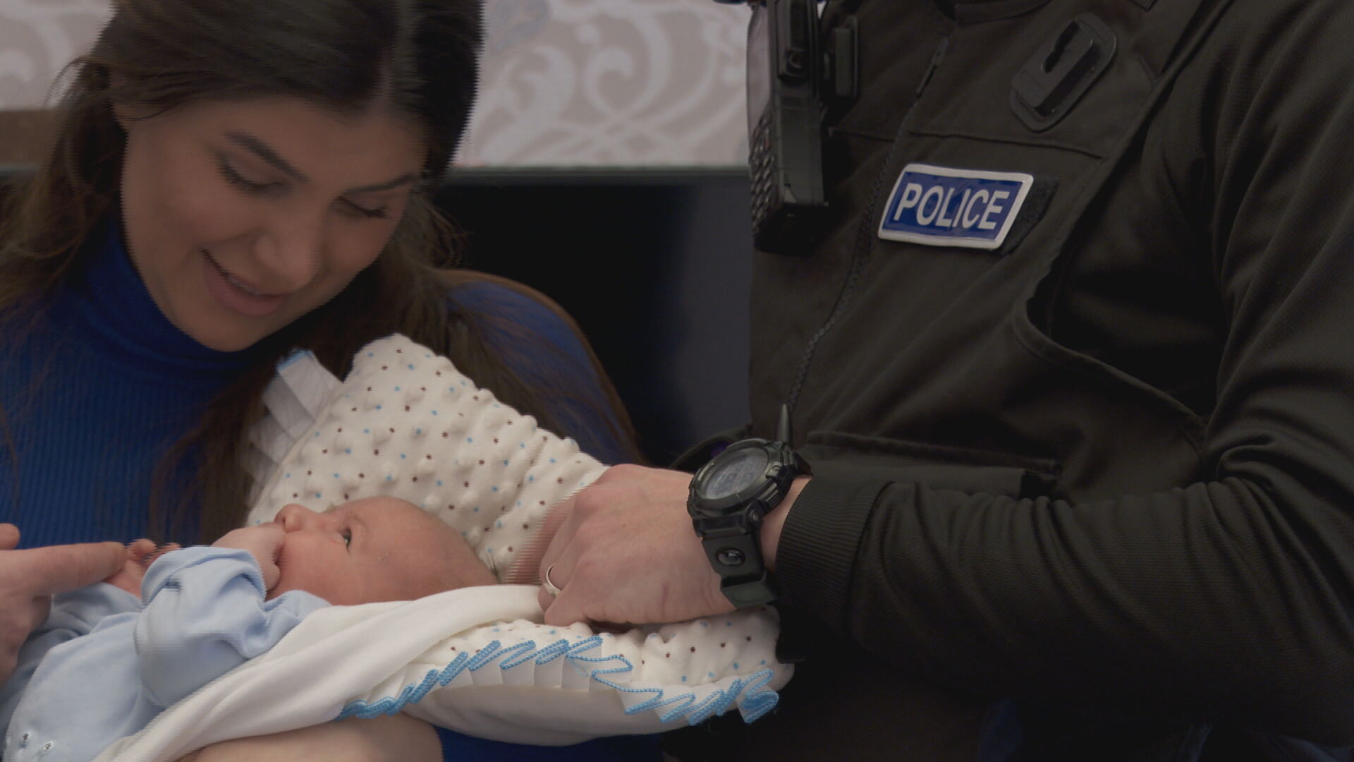 New mum overwhelmed with gratitude after Cleveland Police officers save ...