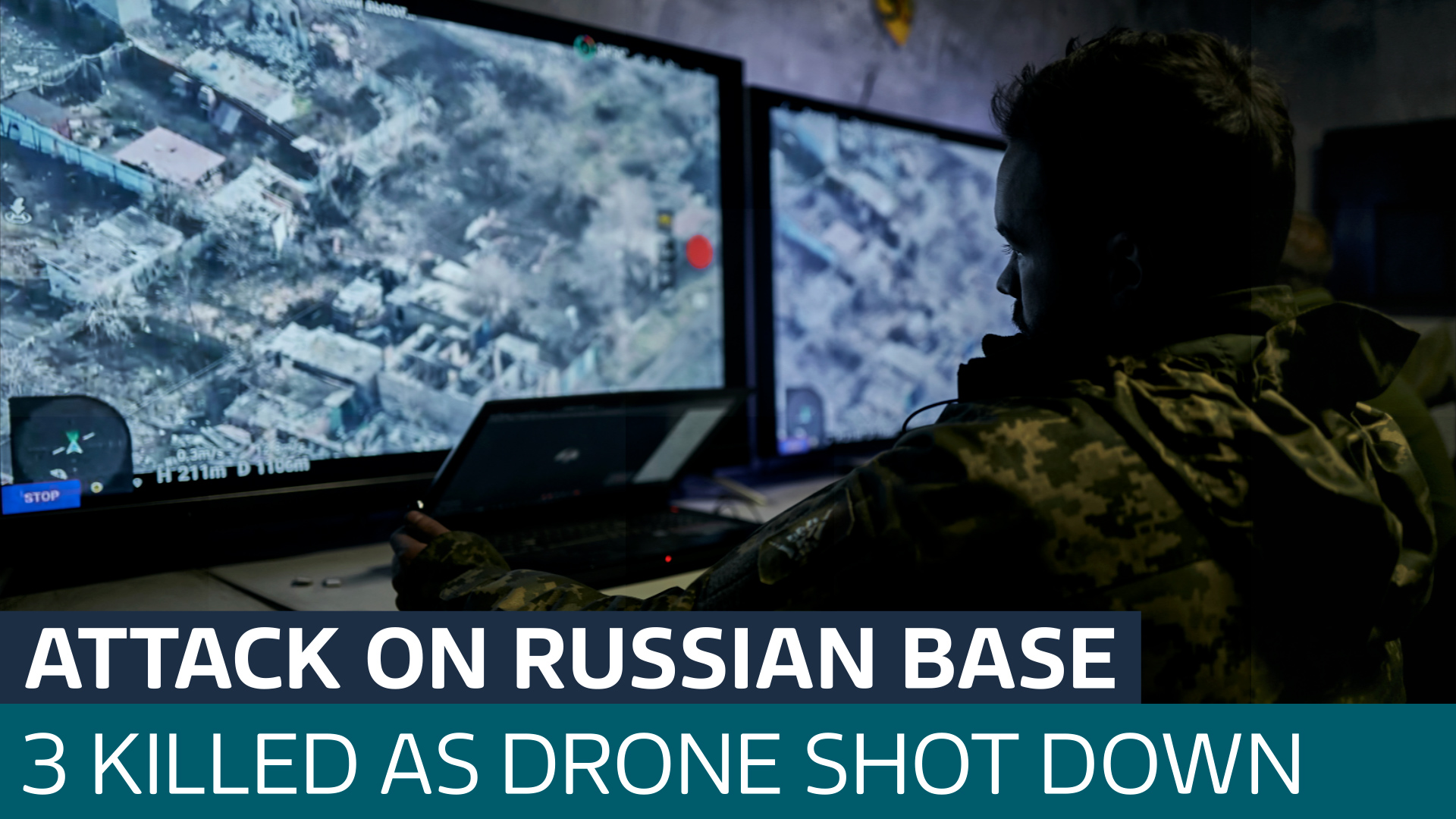 Three dead after drone attack on Russian airbase - Latest From ITV News