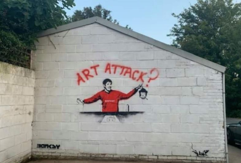 Art attack neil buchanan banksy store