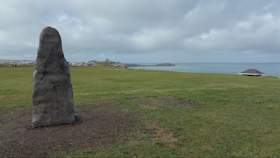 Modern monolith sculptures celebrating Newquay's ancient landscape ...
