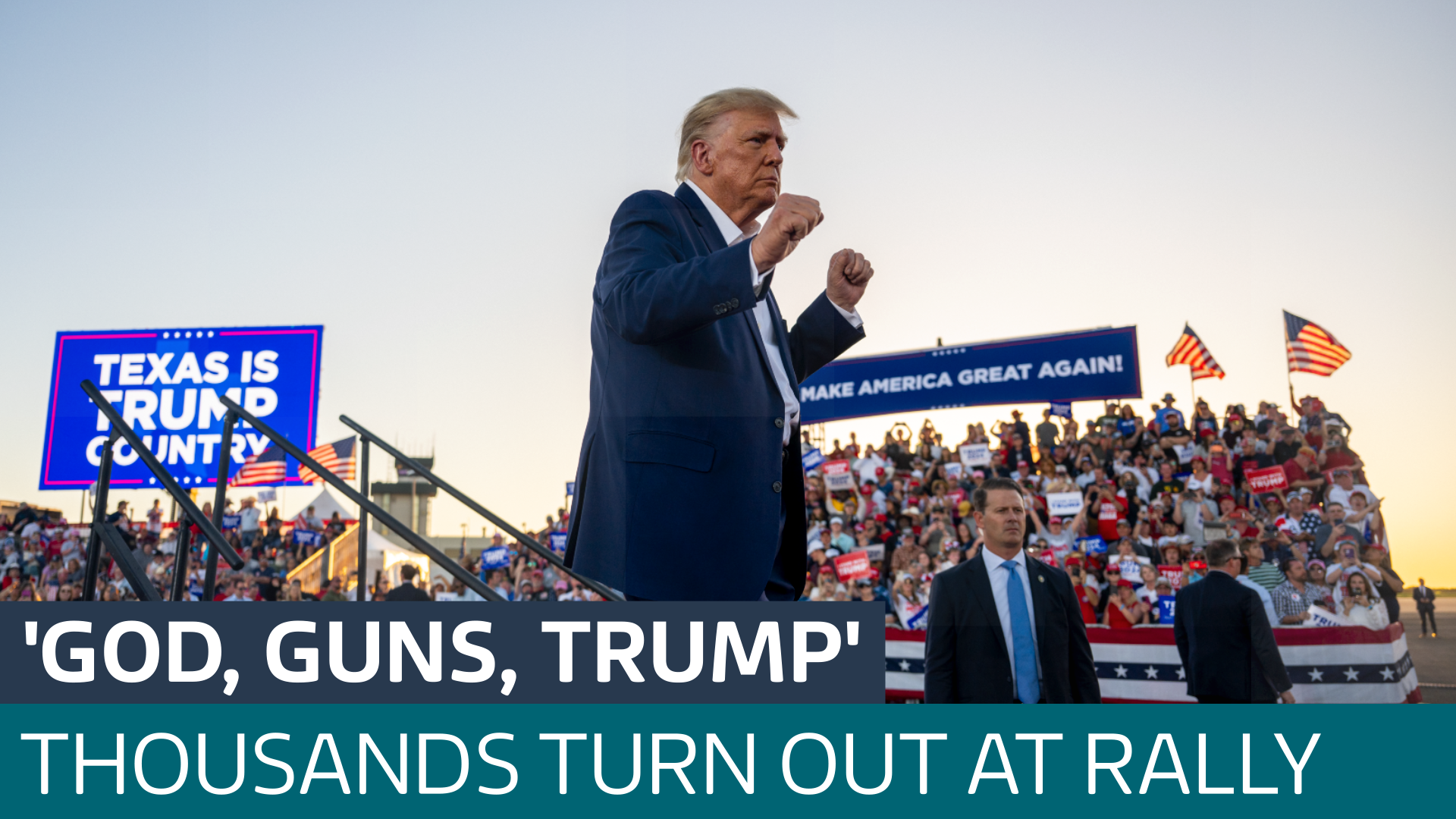 Donald Trump tells Texas rally investigations into him 'out of ...