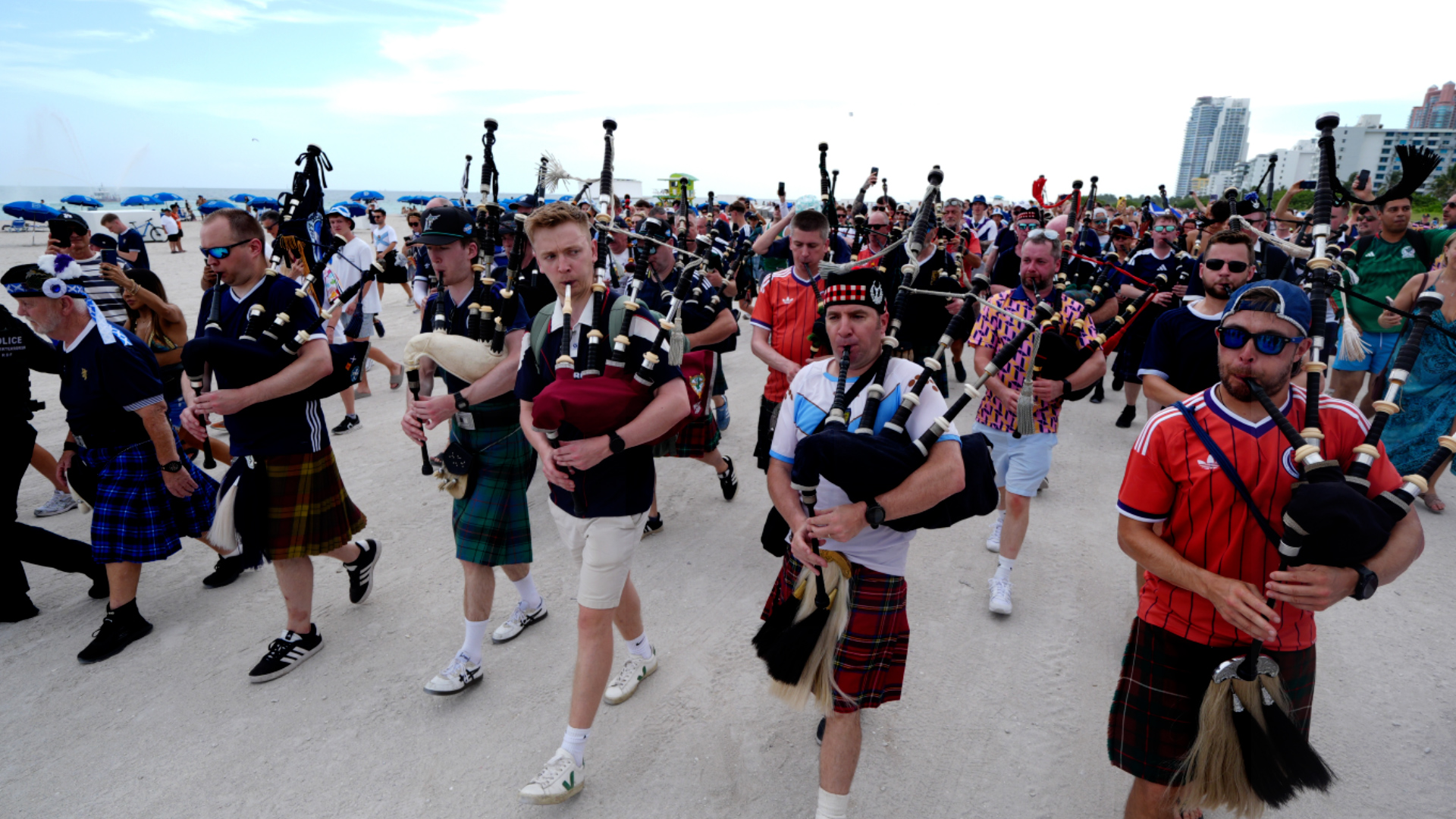 Tartan Army takes over Miami ahead of Scotland vs Brazil | ITV News